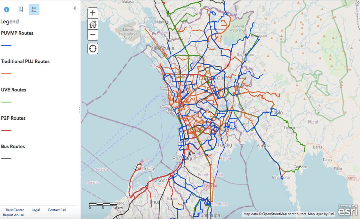 Commuting For Work? Here’s A Map That Can Help You Find PUV Routes ...