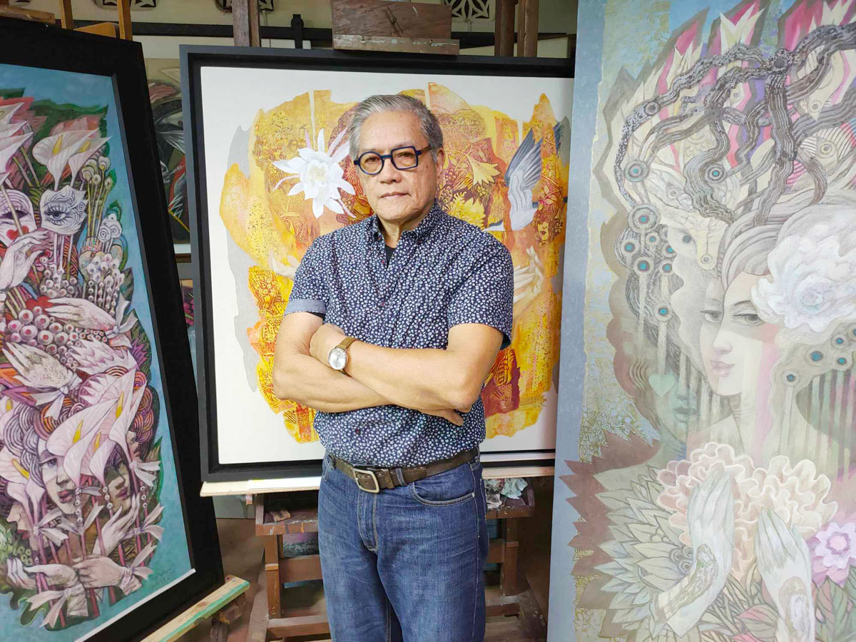 Fil Delacruz’s Colorful ‘Diwata’ Artworks Grace Conrad Manila | OneNews.PH