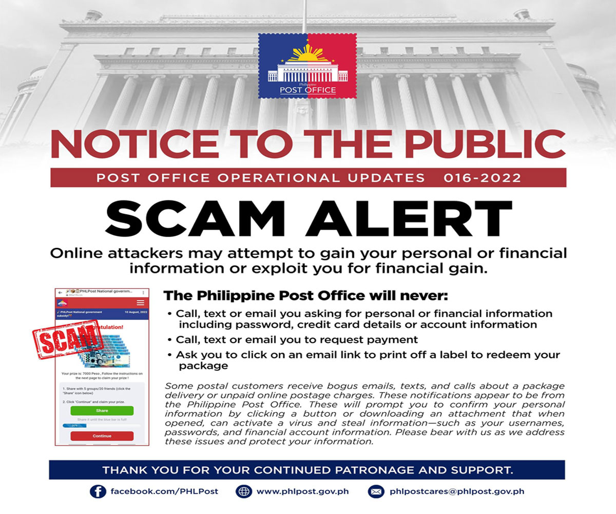 PNP Warns Of PhlPost Package Scam | OneNews.PH