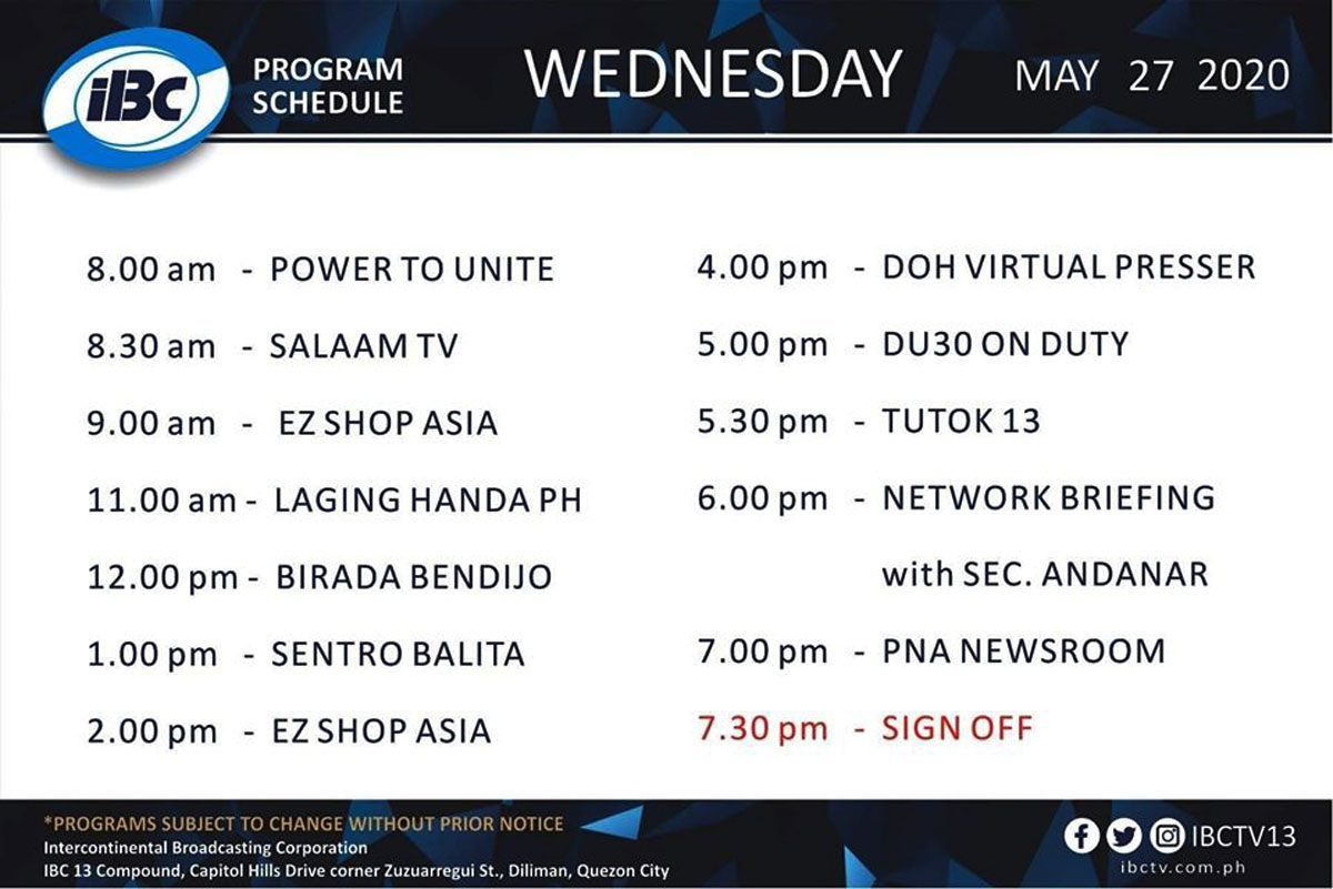 State-run IBC TV 13 Eyed As Alternative Learning Platform | OneNews.PH