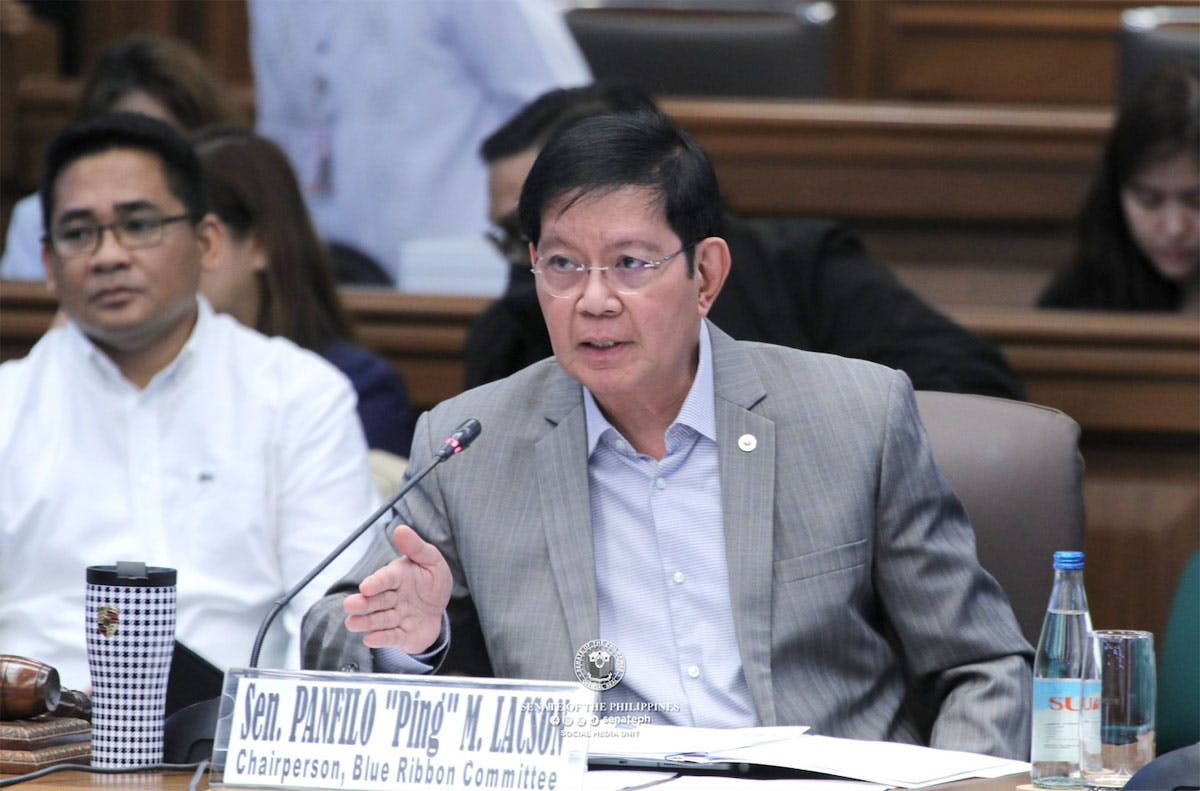 Lacson: Minority Report On Flood Control ‘Disrespects’ Blue Ribbon ...