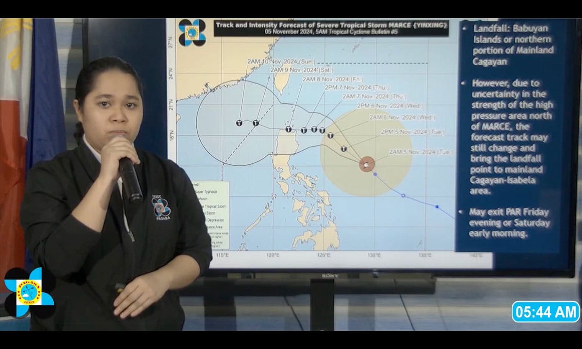 Severe Tropical Storm Marce Nearing Typhoon Category, Poses Threat To ...