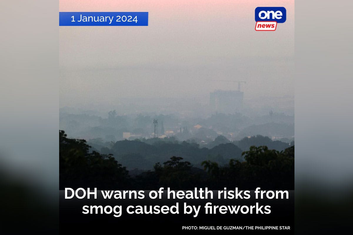 WATCH: Smog Blankets Metro Manila On New Year’s Day | OneNews.PH