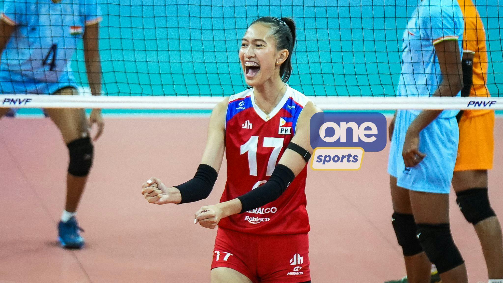 AVC: Thea Gagate embraces challenge of facing off against taller foes ...