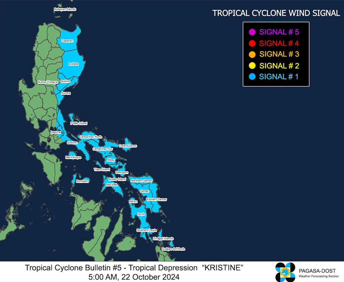 Kristine Enters PAR, Intensifies Into Tropical Storm | OneNews.PH