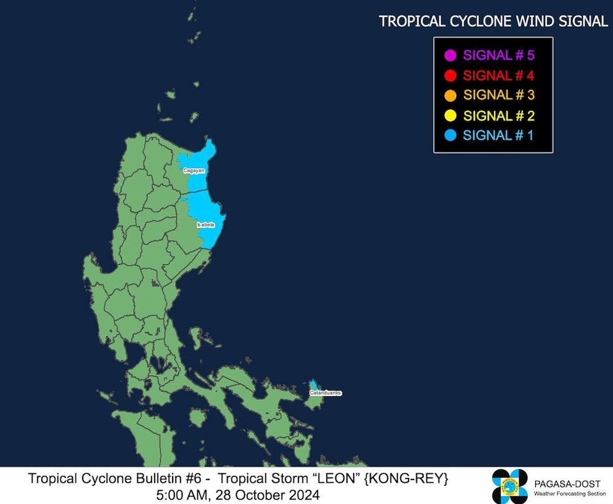 Tropical Storm Leon Intensifies | OneNews.PH