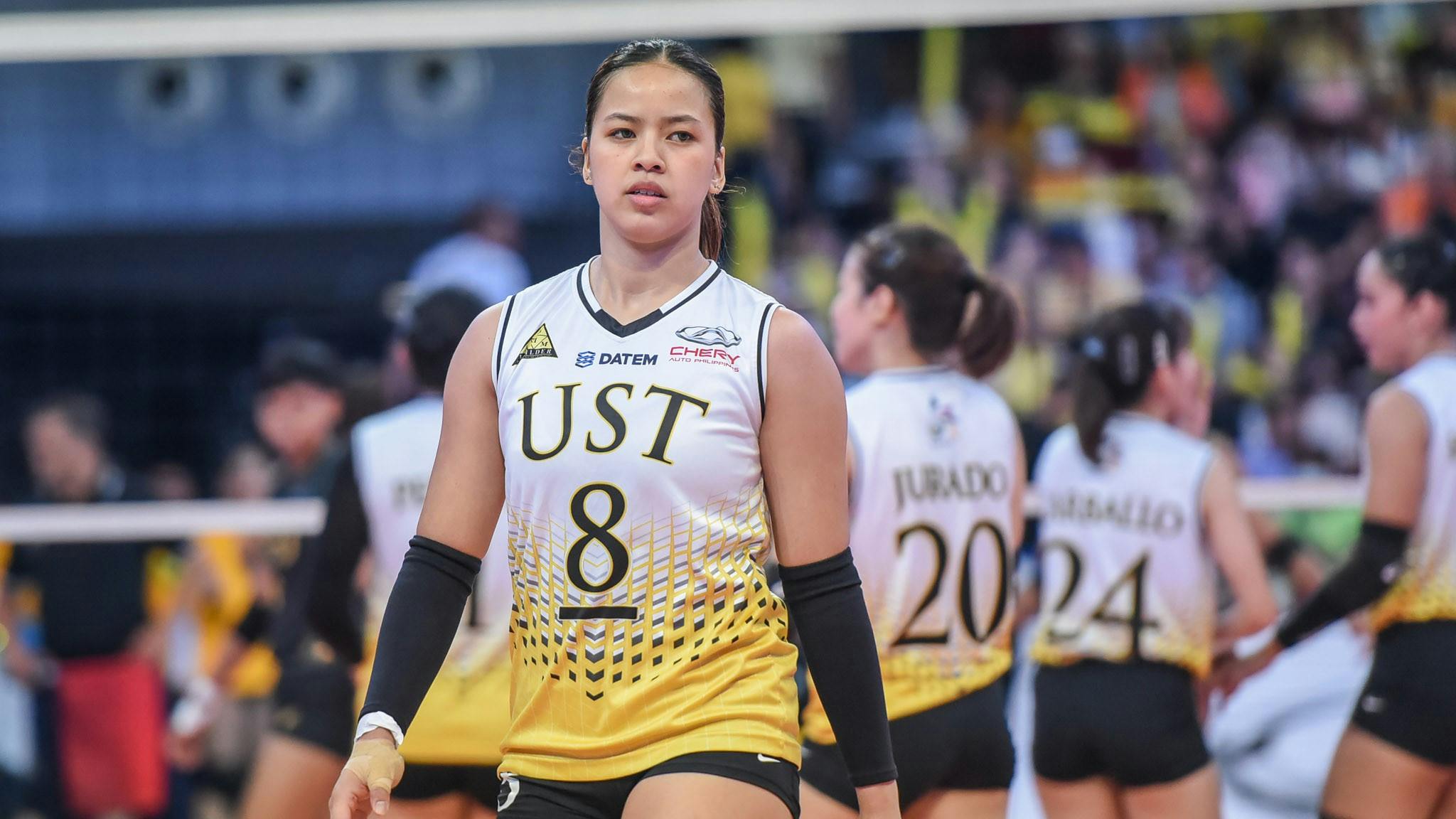 Eya Laure turns emotional in tribute to UST | OneSports.PH