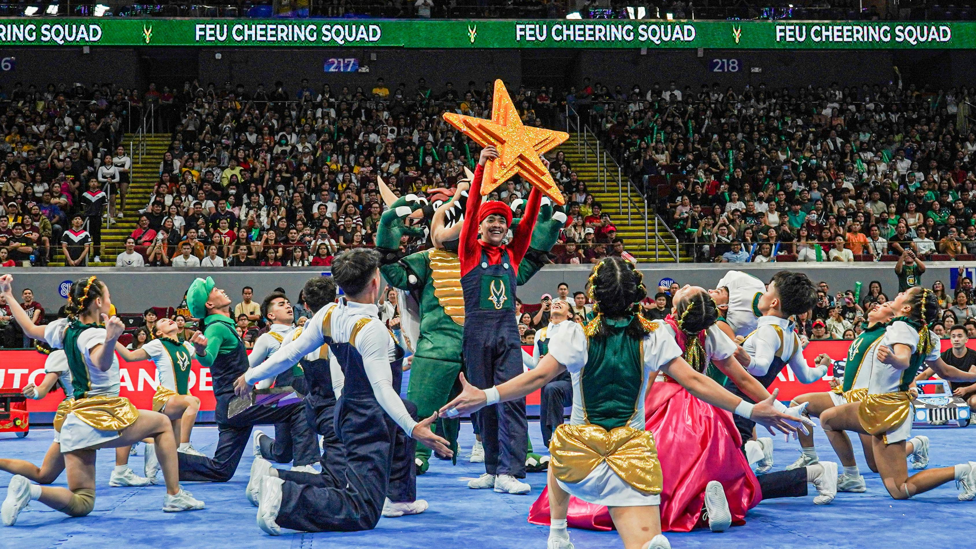 SuperTAMario: How FEU's Super Mario theme for UAAP Cheerdance ...