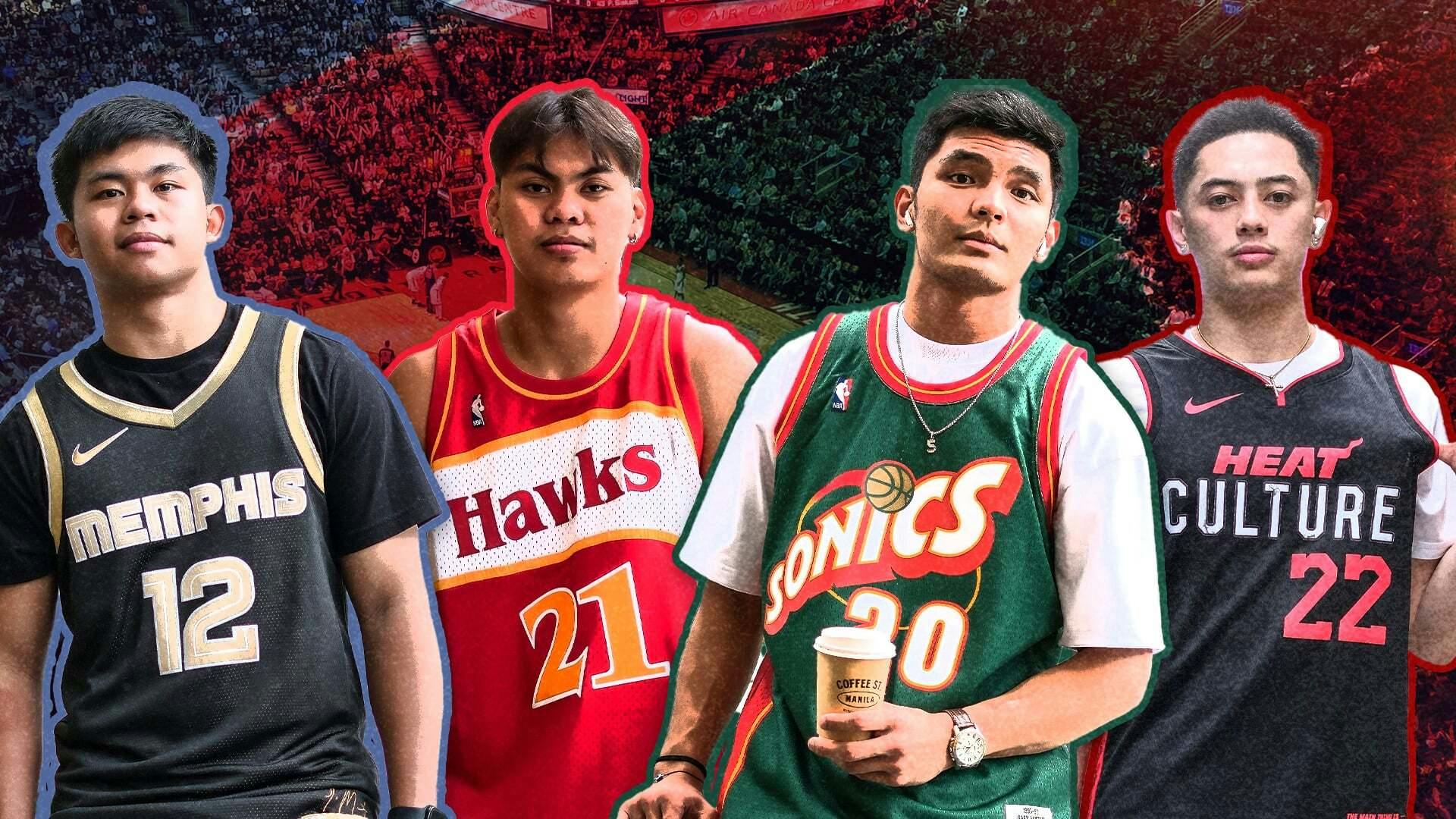 UAAP stars rep their favorite NBA players in style for NBA Jersey Day ...