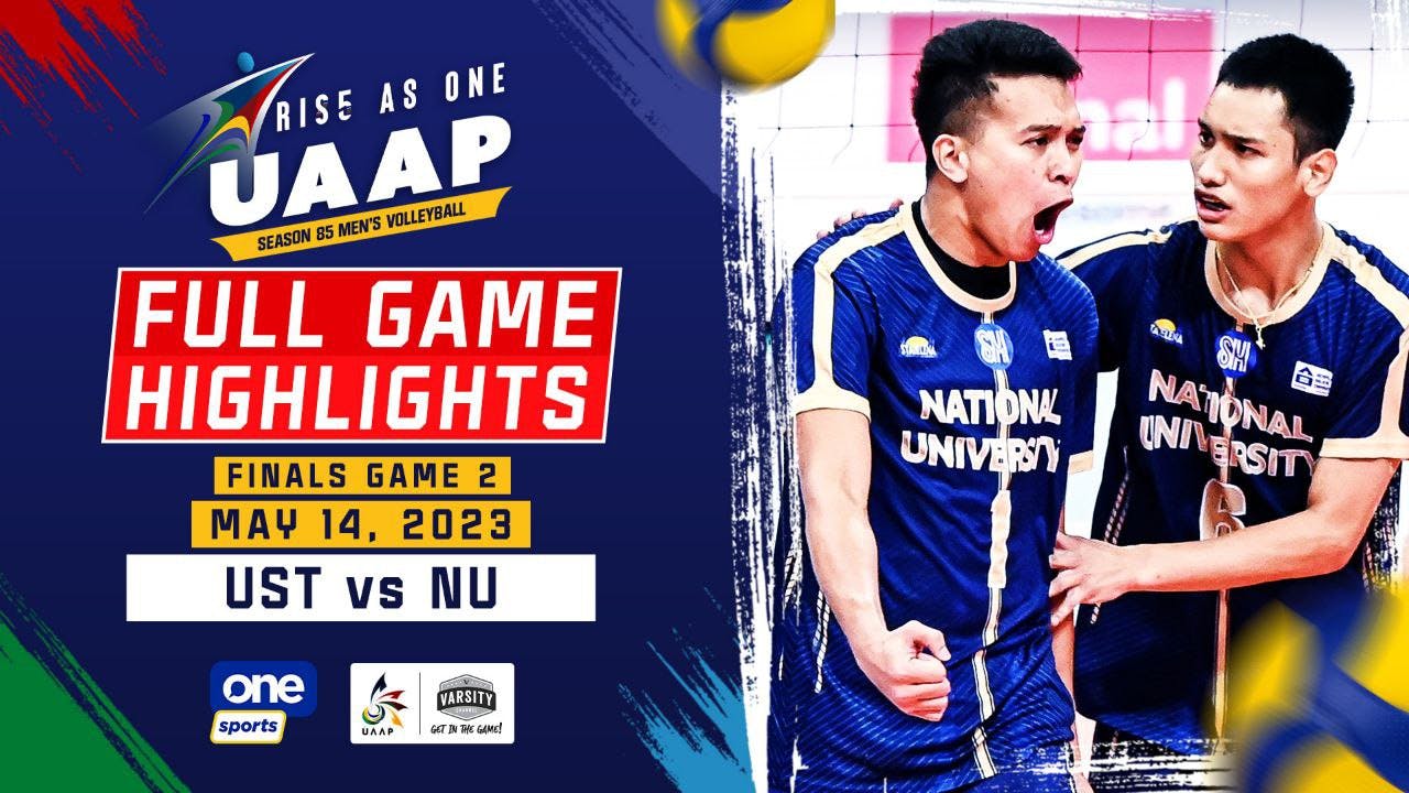 NU completes 3-peat with sweep of UST | OneSports.PH