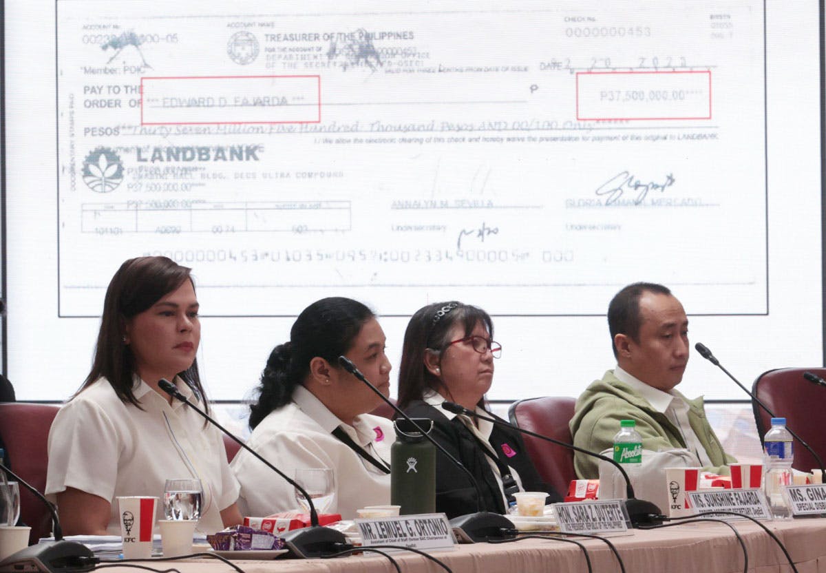 Sara Duterte Attends House Hearing On Funds, Takes Oath | OneNews.PH