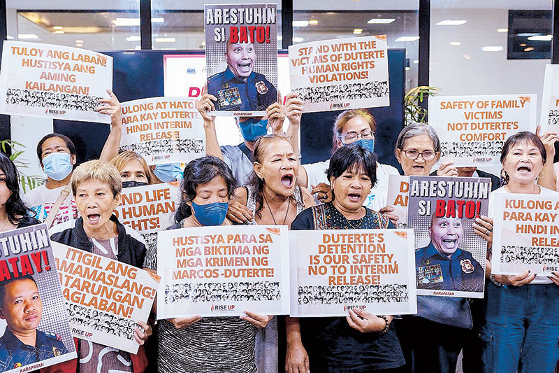 Victims’ Kin Welcome Duterte’s Continued Detention | OneNews.PH