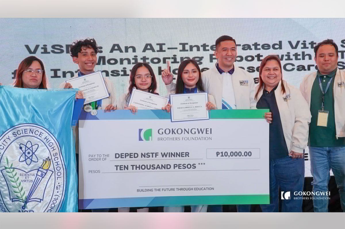 Gokongwei Brothers Foundation, Inc. Backs Young Filipino Innovators at ...