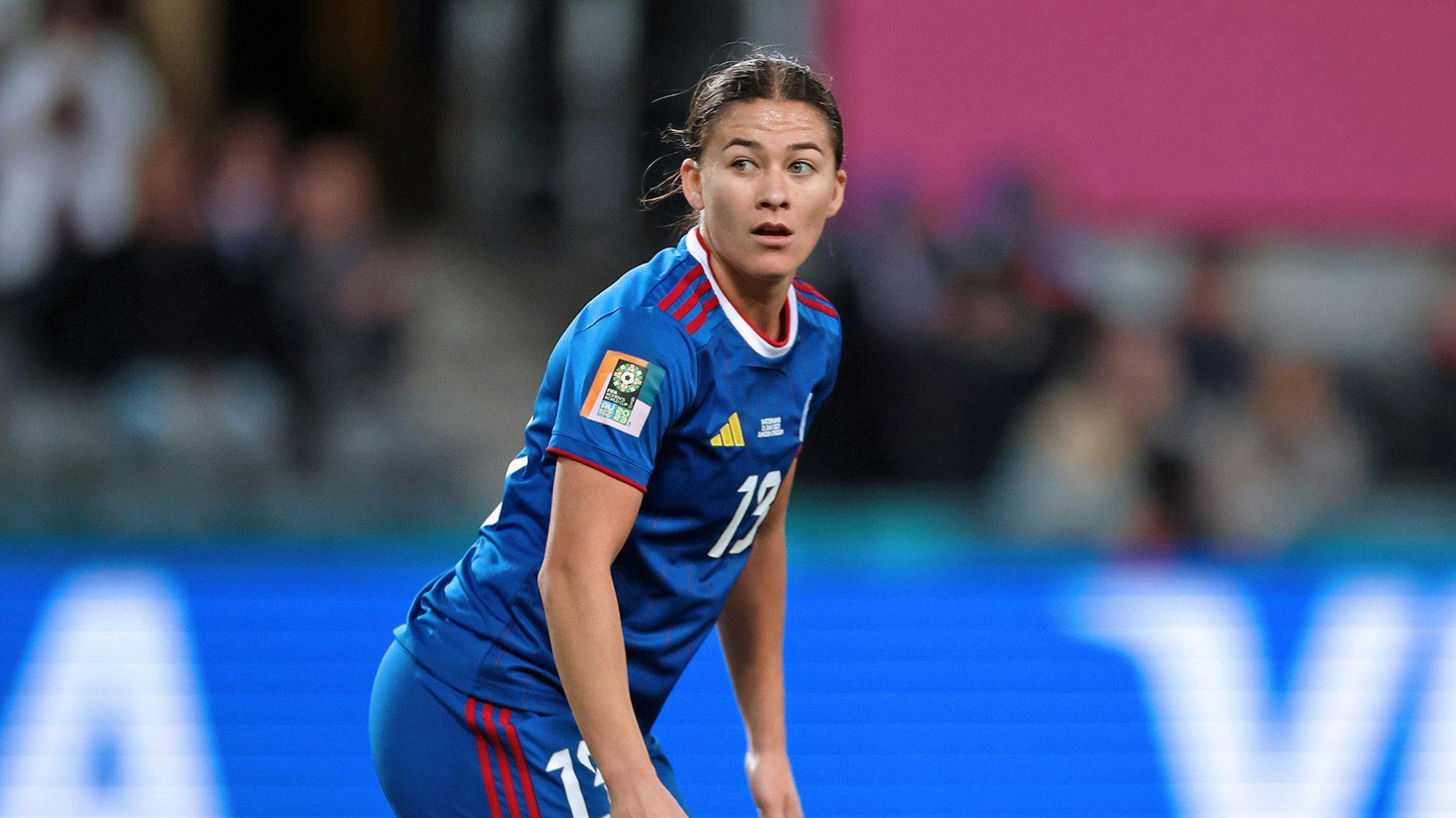 Filipinas defender Angela Beard’s reaction to making Christmas video ...