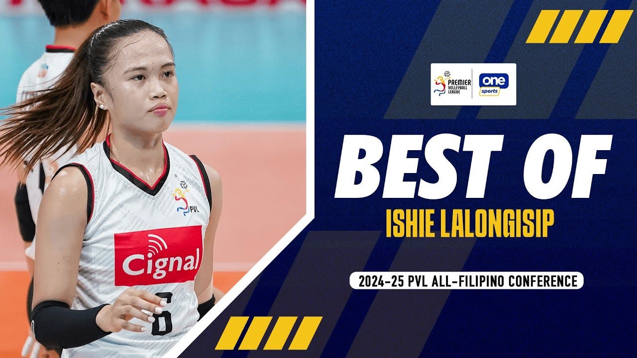 Best of Ishie Lalongisip | 2024-25 PVL All-Filipino Conference ...