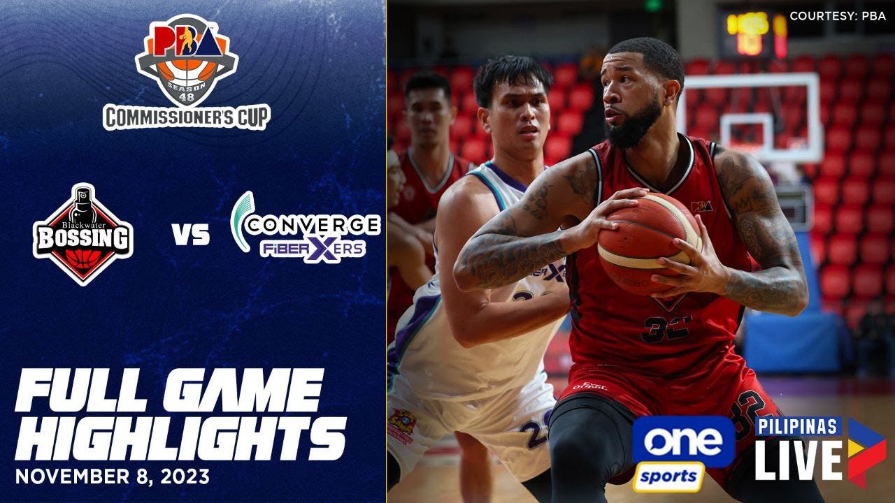 Blackwater dominates Converge in PBA Commissioner's Cup opener ...