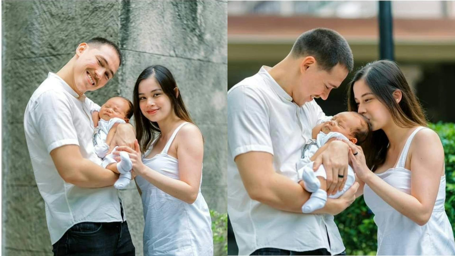 NLEX Road Warriors’ Robert Bolick celebrates his son’s baptism ...