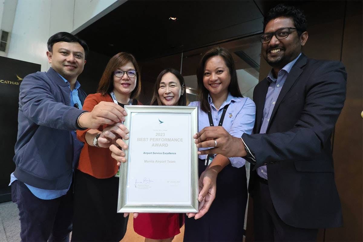 Cathay Pacific’s Manila Airport Team Wins 2023 Best Performance Award ...