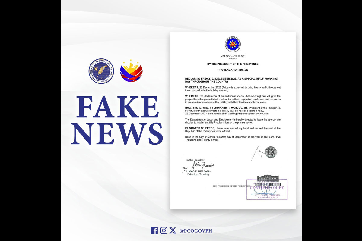 Palace Debunks Fake Memo On Half-Day Work | OneNews.PH