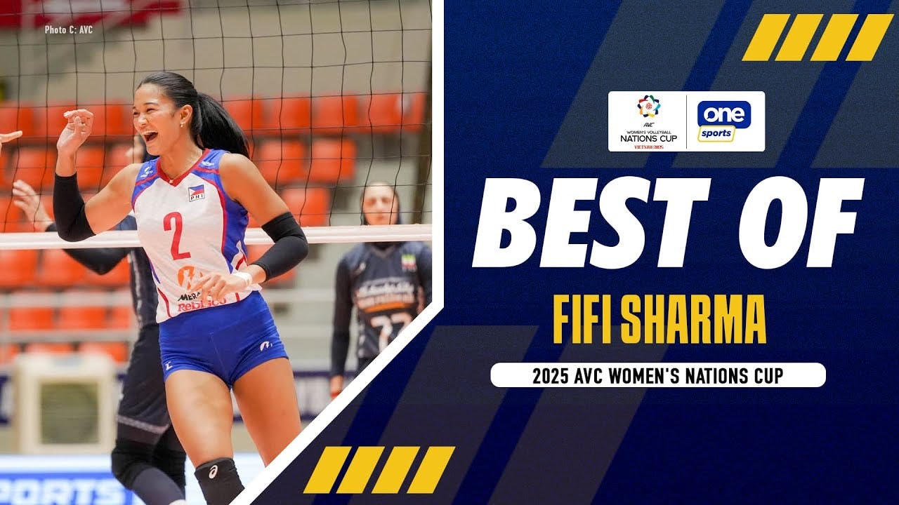 Best of Fifi Sharma | 2025 AVC Women’s Nations Cup | OneSports.PH