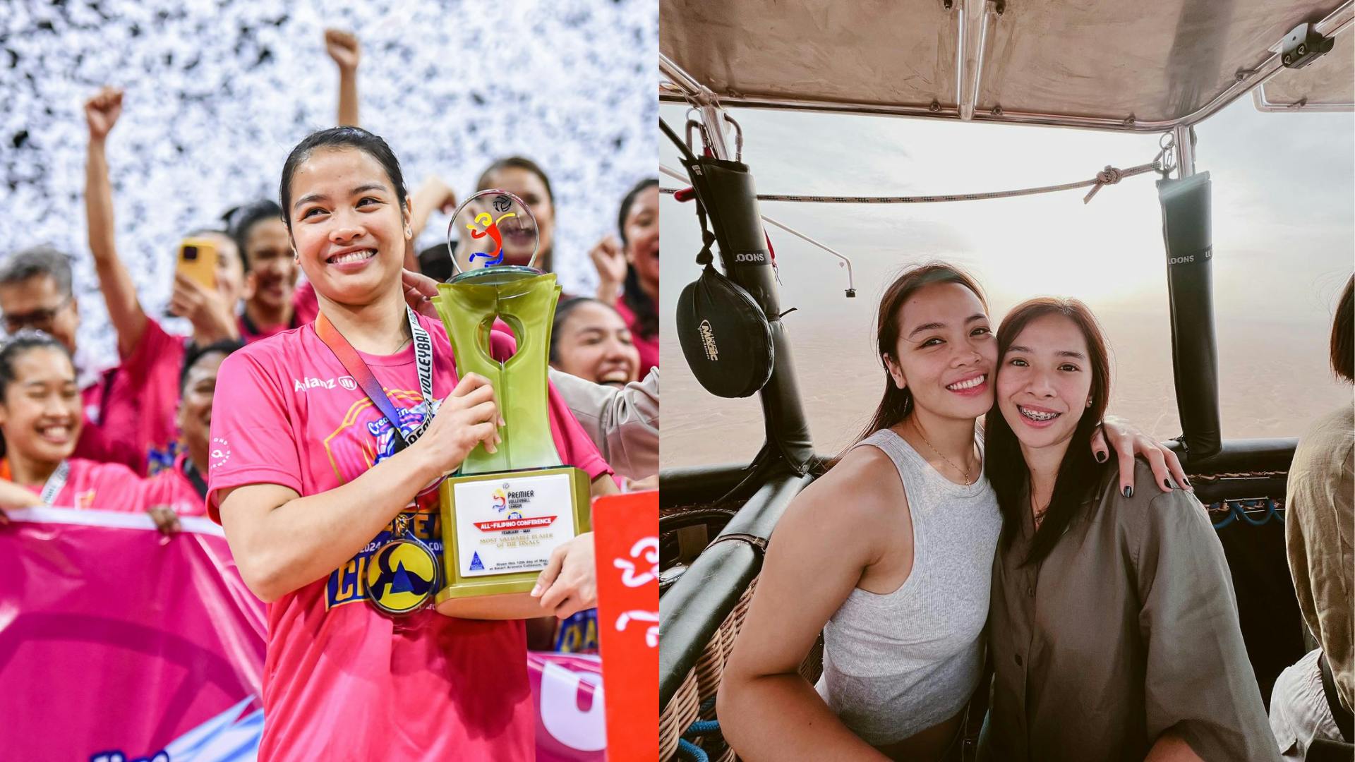 Tiwala lang: Creamline libero Ella de Jesus manifested partner Jema ...