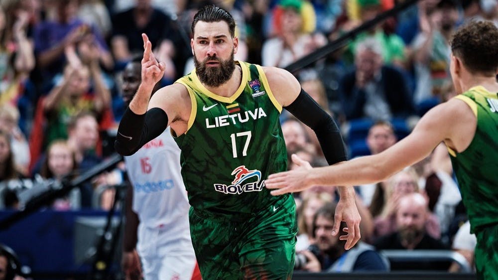 Domantas Sabonis out, Jonas Valanciunas becomes main man for Lithuania ...