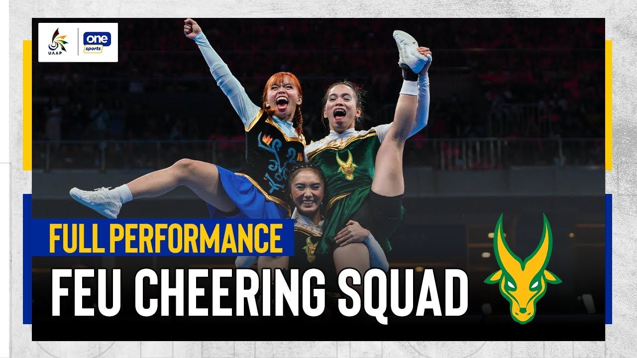FEU Cheering Squad keep spot in UAAP CDC podium | Full Performance ...