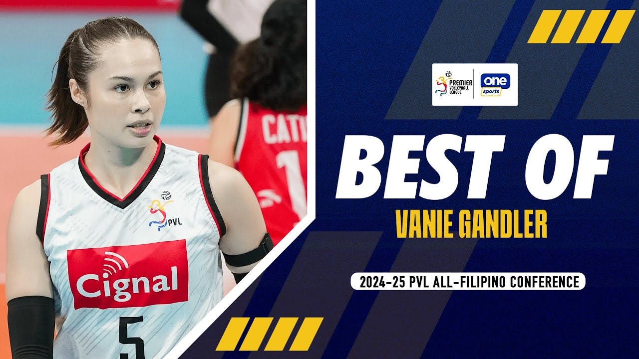 Best of Vanie Gandler | 2024-25 PVL All-Filipino Conference | OneSports.PH