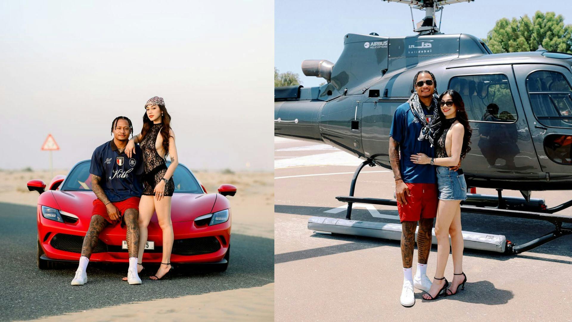 Fans gush over Ray Parks and Zeinab Harake’s prenup shoot in Dubai ...